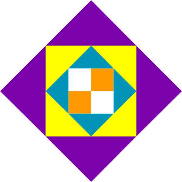 TYSS: Diamond in a Square – Piecemeal Quilts